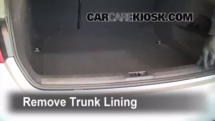 Replace Flat Tire with Spare Tire: 2009 Audi A4 Quattro 2.0L 4 Cyl. Turbo