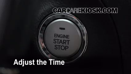How to Set the Clock / Change Time on a 2009 Hyundai Genesis 4.6 4.6L V8
