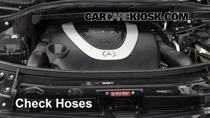 How to Add Coolant: 2009 Mercedes-Benz GL450 4.6L V8