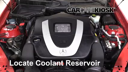 Cabin Air Filter Replacement: 2009 Mercedes-Benz SLK300 3.0L V6