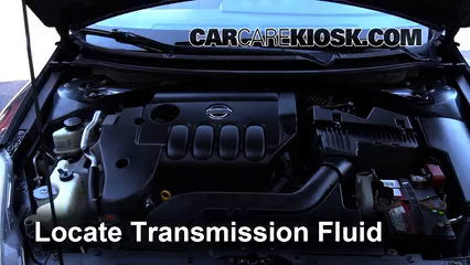 Transmission Fluid Level Check 2012 Nissan Altima 2.5L 4 Cyl.