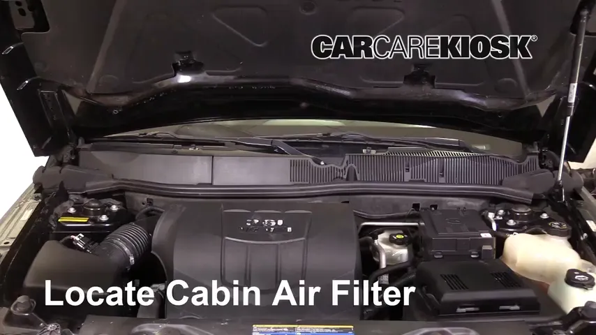 Cabin Air Filter Replacement: 2009 Pontiac Torrent GXP 3.6L V6
