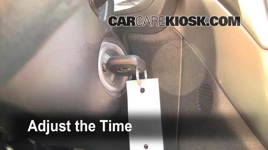 How to Set the Clock / Change Time on a 2009 Subaru Forester XT Limited ...