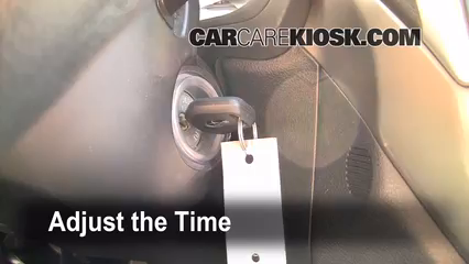 How to Set the Clock / Change Time on a 2010 Subaru Forester X 2.5L 4 Cyl.