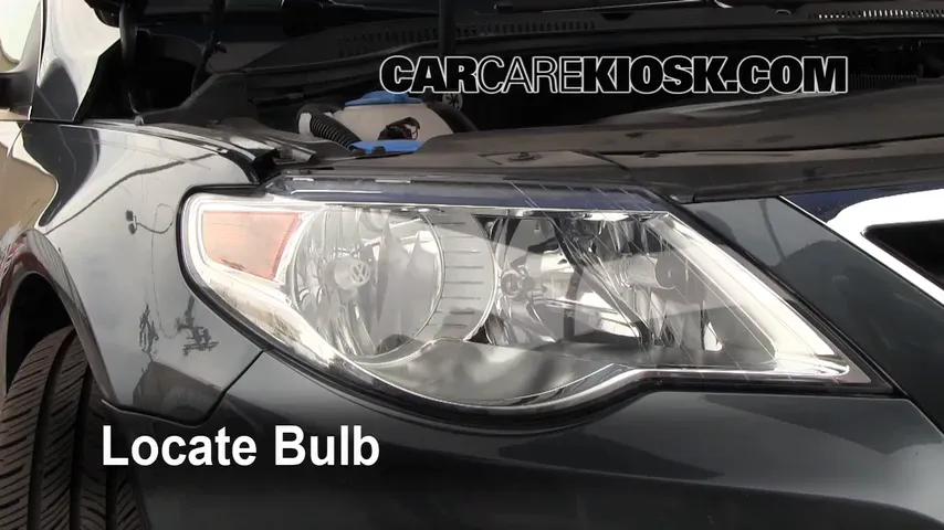 Headlight Bulb Replacement: 2009 Volkswagen CC Luxury 2.0L 4 Cyl. Turbo