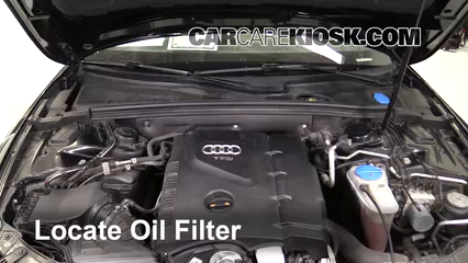 Oil & Filter Change Audi Q5 (2009-2017) - 2011 Audi Q5 Premium 2.0L 4 ...