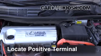 How to Jumpstart a 2010-2012 Lexus HS250h - 2010 Lexus HS250h Premium 2 ...