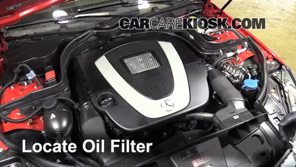 Oil & Filter Change Mercedes-Benz E350 (2010-2016) - 2010 Mercedes-Benz ...