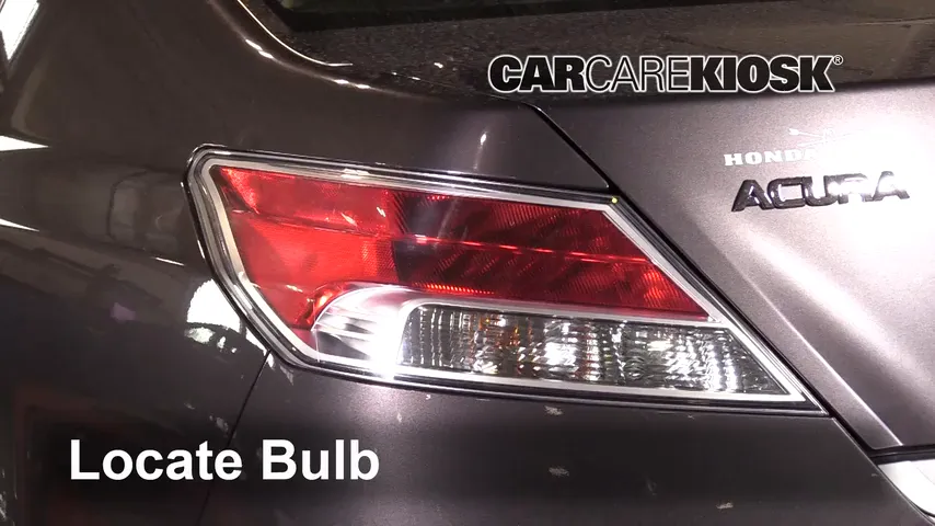 Rear Turn Signal Replacement on a 2010 Acura TL SH-AWD 3.7L V6
