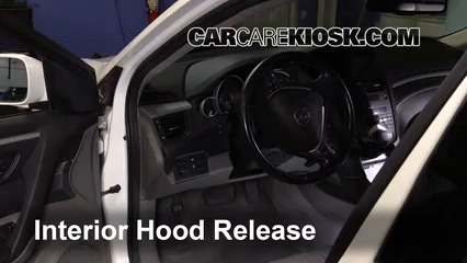 How To Open Hood: 2010 Acura ZDX 3.7L V6