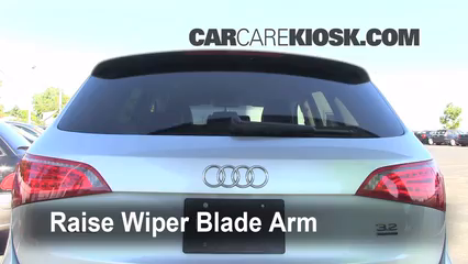 Rear Windshield Wiper Blade Change: 2010 Audi Q5 Premium 3.2L V6