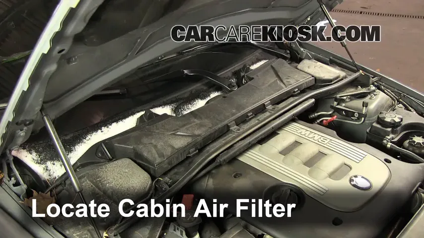 Cabin Air Filter Replacement: 2010 BMW 335d 3.0L 6 Cyl. Turbo Diesel
