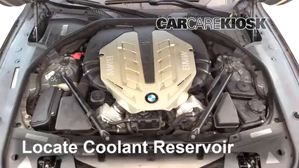 How to Add Coolant: 2010 BMW 750Li 4.4L V8 Turbo