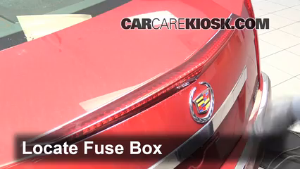 Interior Fuse Check: 2010 Cadillac CTS 3.0L V6 Sedan