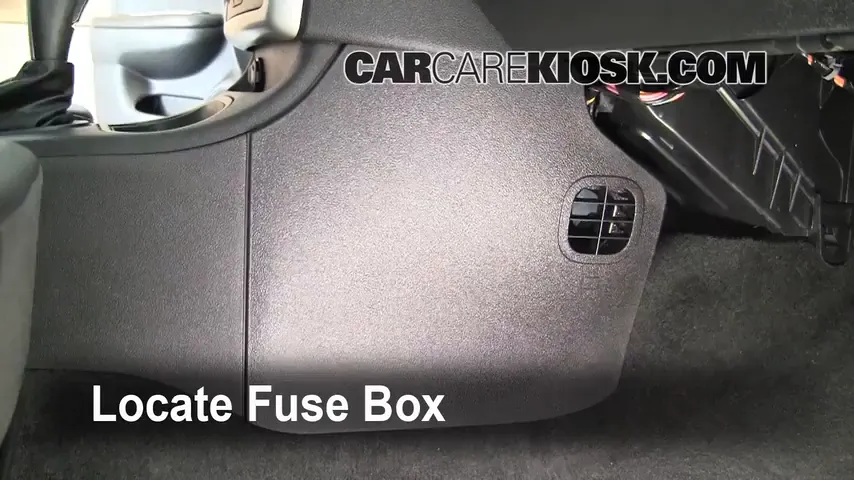 Interior Fuse Box Location: 2010 Chevrolet Cobalt LT 2.2L 4 Cyl. Sedan ...