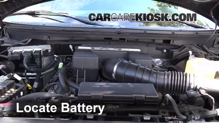 Battery Replacement: 2010 Ford F-150 SVT Raptor 6.2L V8