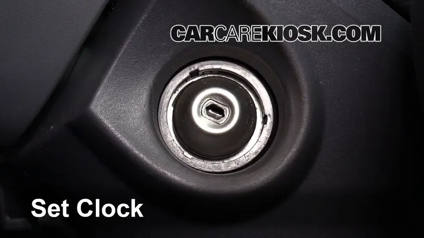 How to Set the Clock / Change Time on a 2010 Ford Transit Connect XLT 2 ...