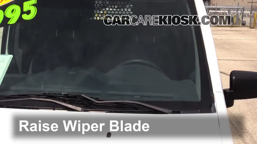 Front Windshield Wiper Blade Change: 2010 Ford Transit Connect XLT 2.0L ...