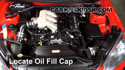 Oil & Filter Change 2010 Hyundai Genesis Coupe 3.8 3.8L V6