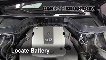 Battery Replacement: 2010 Infiniti FX35 3.5L V6