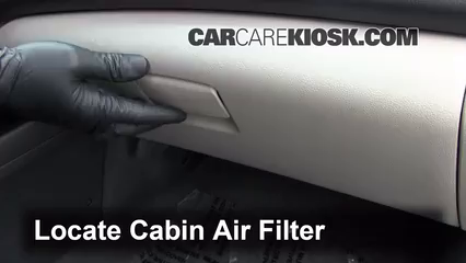 Cabin Air Filter Replacement: 2010 Kia Forte EX 2.0L 4 Cyl. Sedan (4 Door)