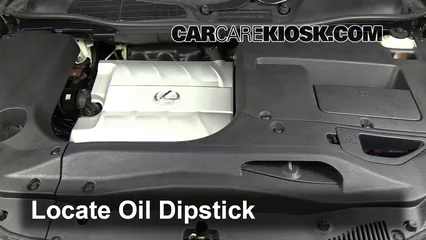 Transmission Fluid Level Check 2010 Lexus RX350 3.5L V6