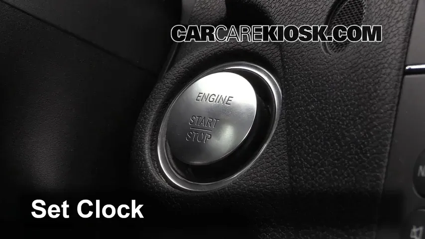 How to Set the Clock / Change Time on a 2010 Mercedes-Benz C63 AMG 6.3L V8