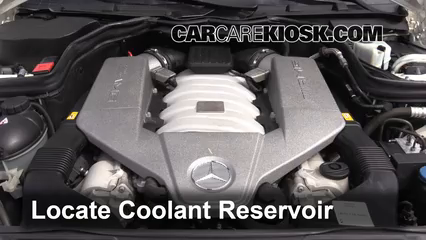 How to Add Coolant: 2010 Mercedes-Benz C63 AMG 6.3L V8