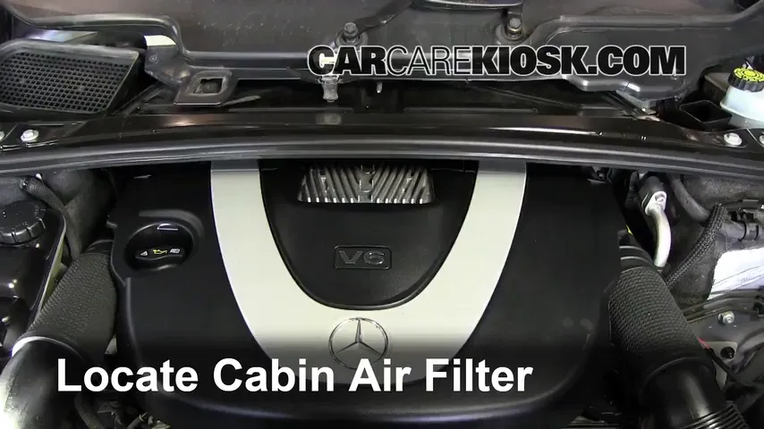 Cabin Air Filter Replacement: 2007 Mercedes-Benz R350 4Matic 3.5L V6
