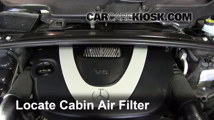Cabin Air Filter Replacement: 2010 Mercedes-Benz R350 4Matic 3.5L V6