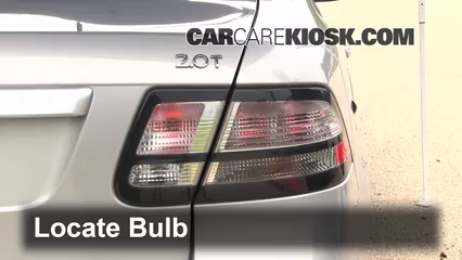 Tail Light Replacement on 2010 Saab 9-3 2.0T 2.0L 4 Cyl. Turbo Sedan