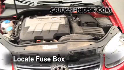 Interior Fuse Box Location: 2010 Volkswagen Jetta TDI 2.0L 4 Cyl. Turbo ...