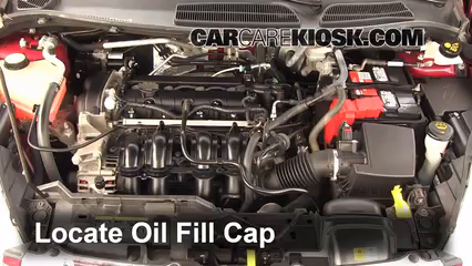 Oil & Filter Change Ford Fiesta (2011-2019) - 2011 Ford Fiesta S 1.6L 4 ...