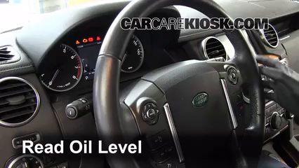 Transmission Fluid Level Check 2011 Land Rover LR4 HSE 5.0L V8
