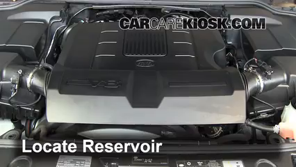 Transmission Fluid Level Check 2011 Land Rover LR4 HSE 5.0L V8