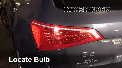 Brake Light Replacement: 2011 Audi Q5 Premium Plus 2.0L 4 Cyl. Turbo