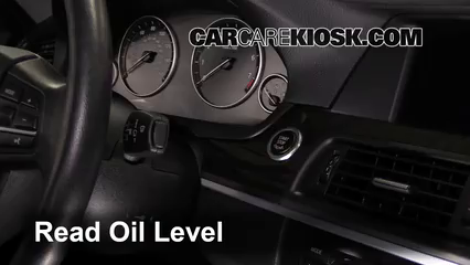 Check Oil Level 2011 BMW 528i 3.0L 6 Cyl.