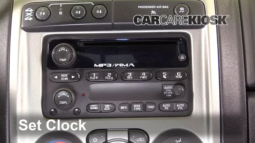 How to Set the Clock / Change Time on a 2011 Chevrolet Colorado LT 3.7L ...