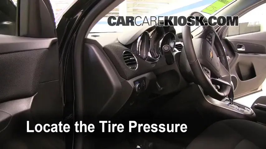 Chevy Cruze Reset Tire Pressure