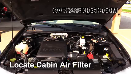 Cabin Air Filter Replacement: 2011 Ford Escape XLT 3.0L V6 FlexFuel