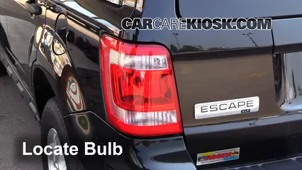 Tail Light Replacement on 2011 Ford Escape XLT 3.0L V6 FlexFuel
