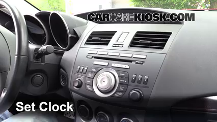 How to Set the Clock on a Mazda 3 (2010-2013) Mazdaspeed 2.3L 4 Cyl. Turbo