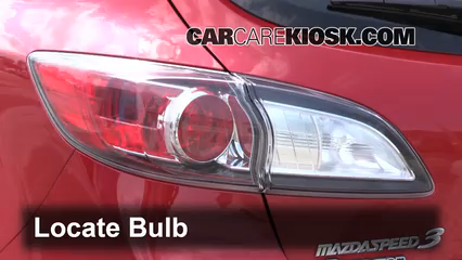 Brake Light Replacement: 2011 Mazda 3 Mazdaspeed 2.3L 4 Cyl. Turbo