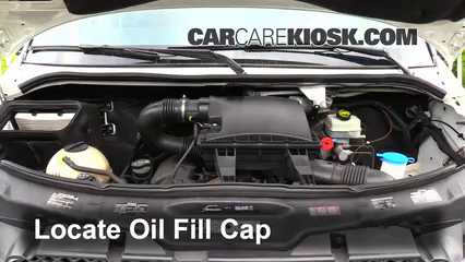 Oil & Filter Change 2011 Mercedes-Benz Sprinter 2500 3.0L V6 Turbo ...