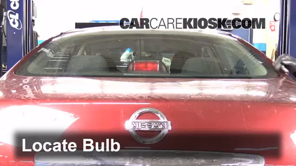 3rd Brake Light Bulb Replacement on a 2011 Nissan Altima SR 3.5L V6 Sedan