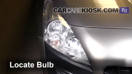 Headlight Bulb Replacement: 2011 Peugeot 3008 HDi Sport 1.6L 4 Cyl ...