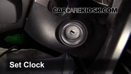 How to Set the Clock / Change Time on a 2008 Subaru Impreza 2.5i 2.5L 4 ...