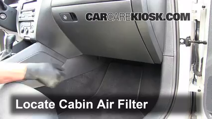 Cabin Air Filter Replacement: 2011 Volkswagen Jetta SE 2.5L 5 Cyl. Sedan