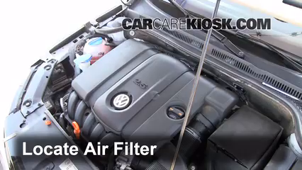How to Change Engine Air Filter: 2011 Volkswagen Jetta SE 2.5L 5 Cyl. Sedan