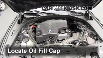 How to Add Oil BMW 528i xDrive (2010-2017) - 2012 BMW 528i xDrive 2.0L ...